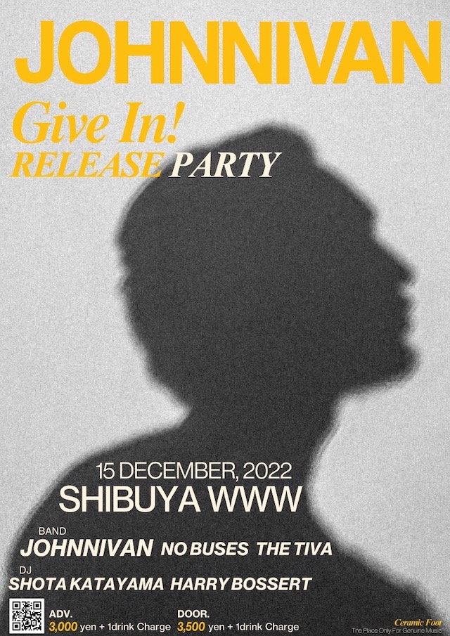 12/15(Thu) Johnnivan / No Buses / The Tiva | SCHEDULE | Shibuya WWW - WWW X